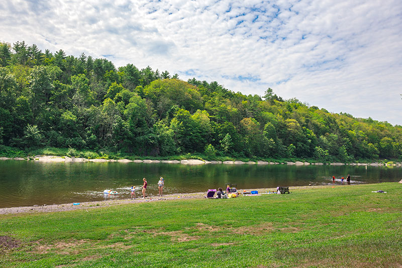 Milford Beach | Milford, PA | NEPA Parks & Lakes