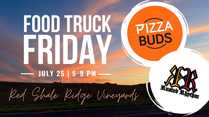 Food Truck Friday at Red Shale Ridge Vineyards | Hegins, PA | NEPA Events